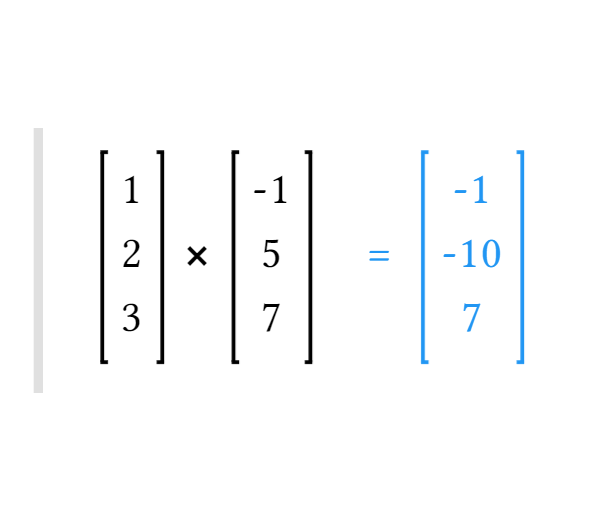 Calculating Cross Product