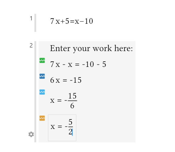 Algebraic Equations Quiz - One Variable