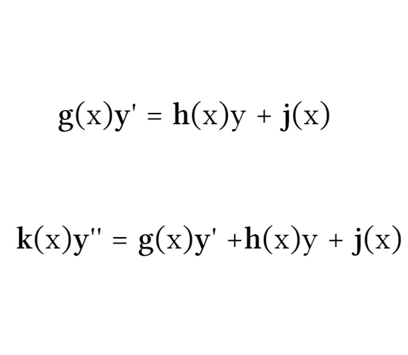 Linear Differential Equations