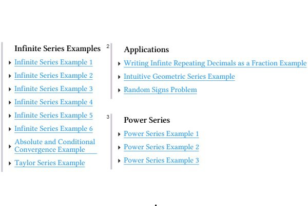 Series Examples Overview